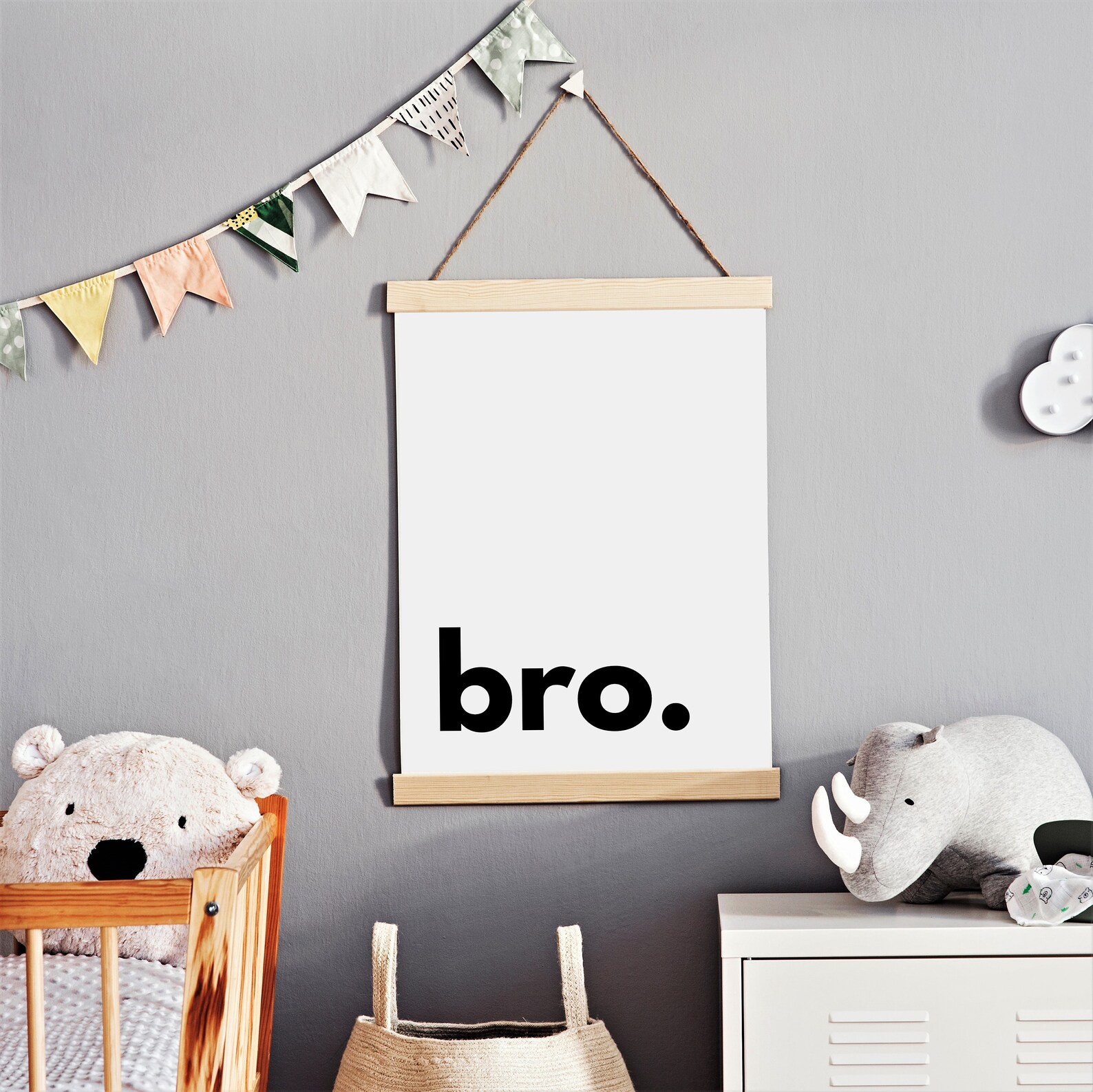 Bro Printable Wall Art Bro Print Children's Nursery - Etsy