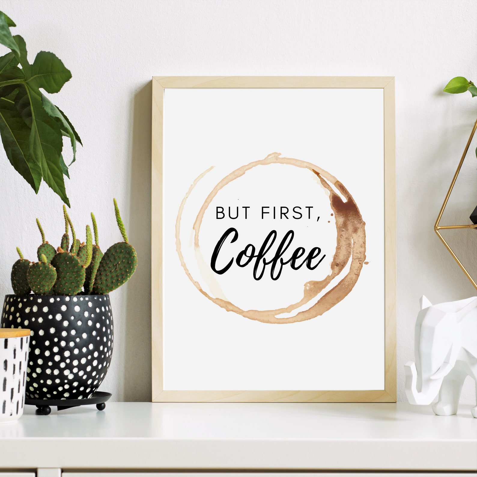 But First Coffee Print Coffee Poster Coffee Quote Print | Etsy
