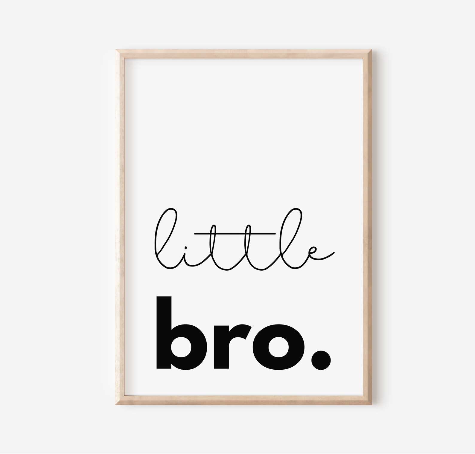 Big Bro Little Bro Set of 2 Prints Kids Room Wall Art Boys - Etsy