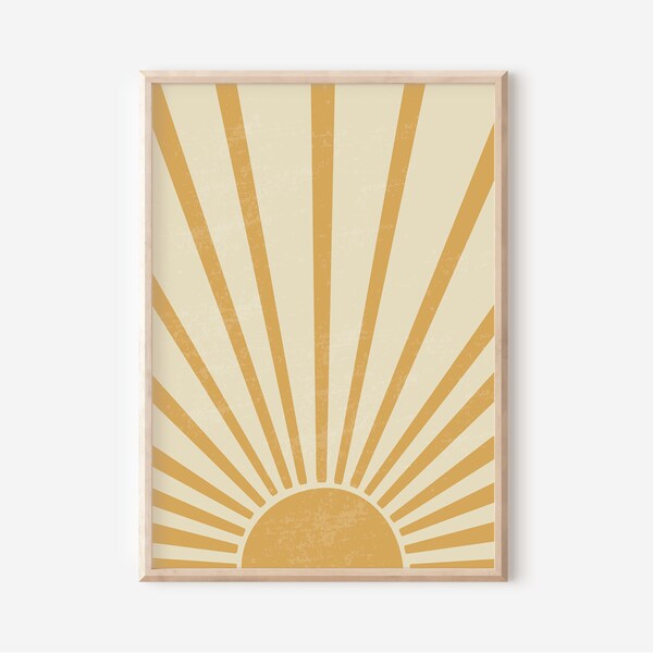 Sun Poster - Etsy