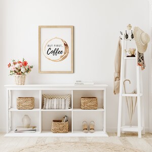 But First Coffee Print, Coffee Poster, Coffee Quote Print, Kitchen ...