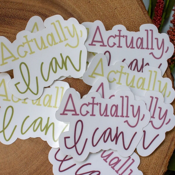 Actually I Can - Etsy