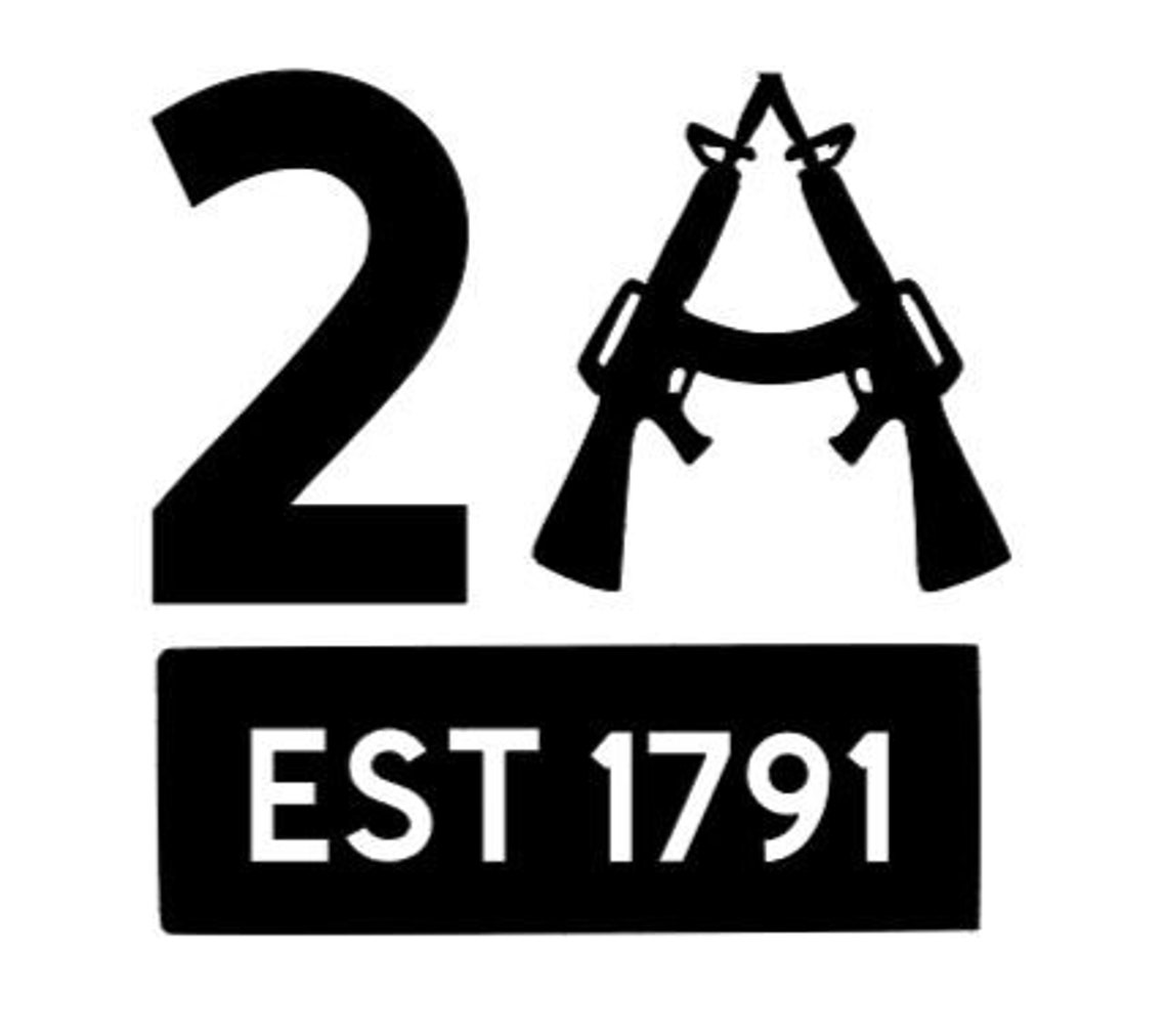 Second Amendment Decal. 2A. 1791. Patriotic. | Etsy