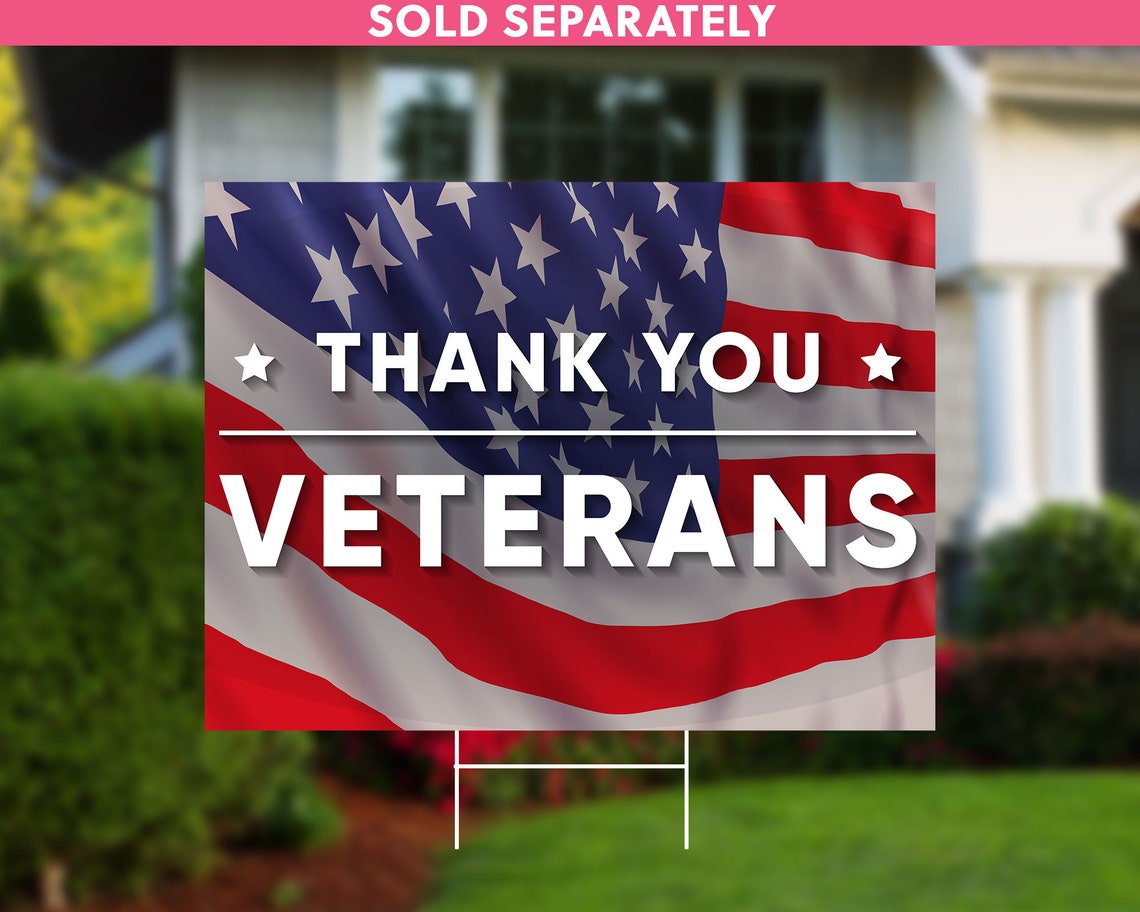 Made in the USA Lawn Sign Patriotic Lawn Sign American | Etsy