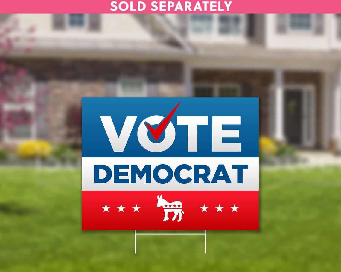 Use Your Voice Vote 18 X 24 Yard Card Political - Etsy