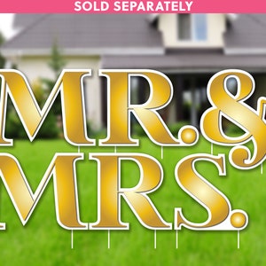 Engagement Ring in Box Lawn Sign Wedding Yard Sign Wedding - Etsy