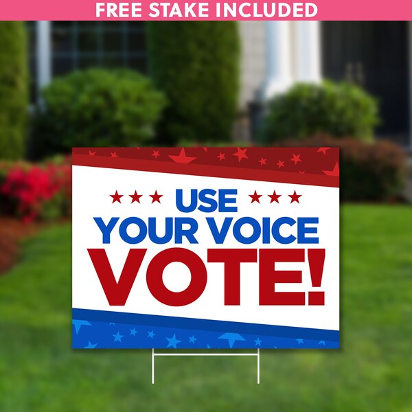 Vote No Yard Sign - Etsy