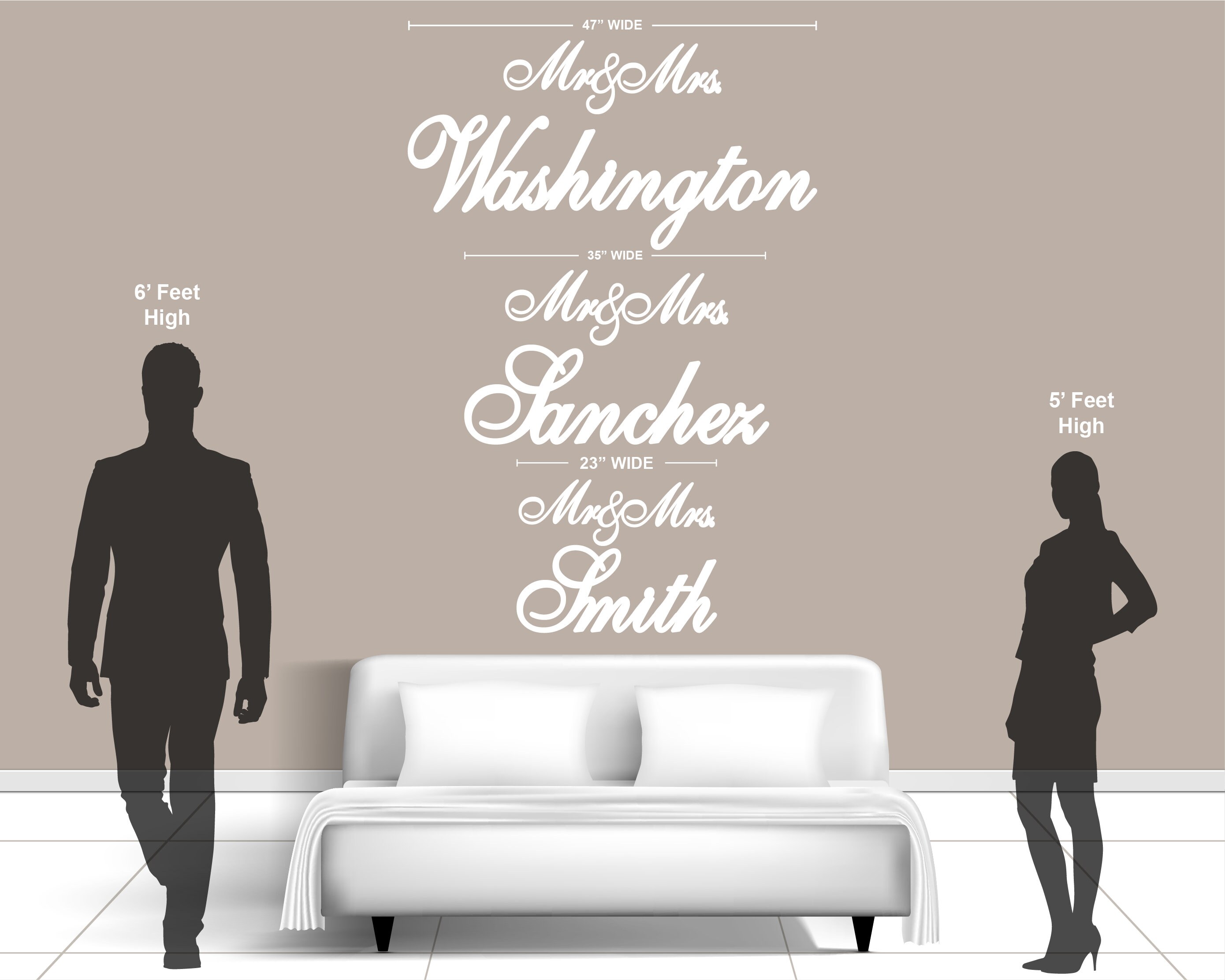 Custom Cut Out Mr. & Mrs. Last Name Acrylic Sign Custom Name | Etsy