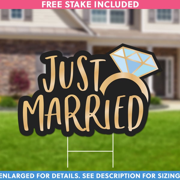 Wedding Yard Sign - Etsy