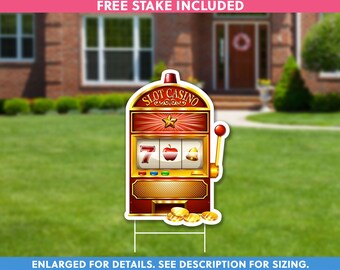 Lawn Sign Slot Machine - Etsy