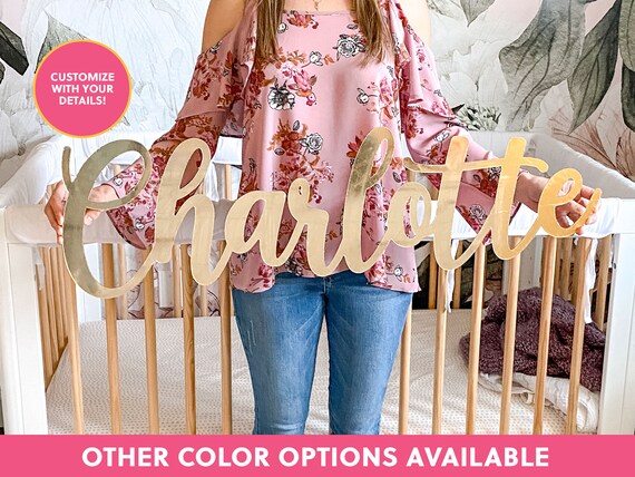 Custom Name Cut Out Acrylic Sign Acrylic Name Sign Die Cut | Etsy