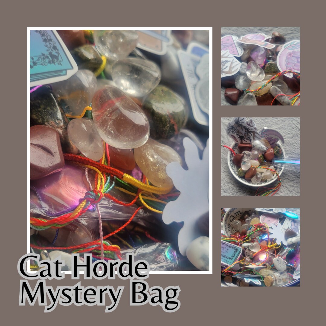 Cat Horde Mystery Crystal Bag - Etsy