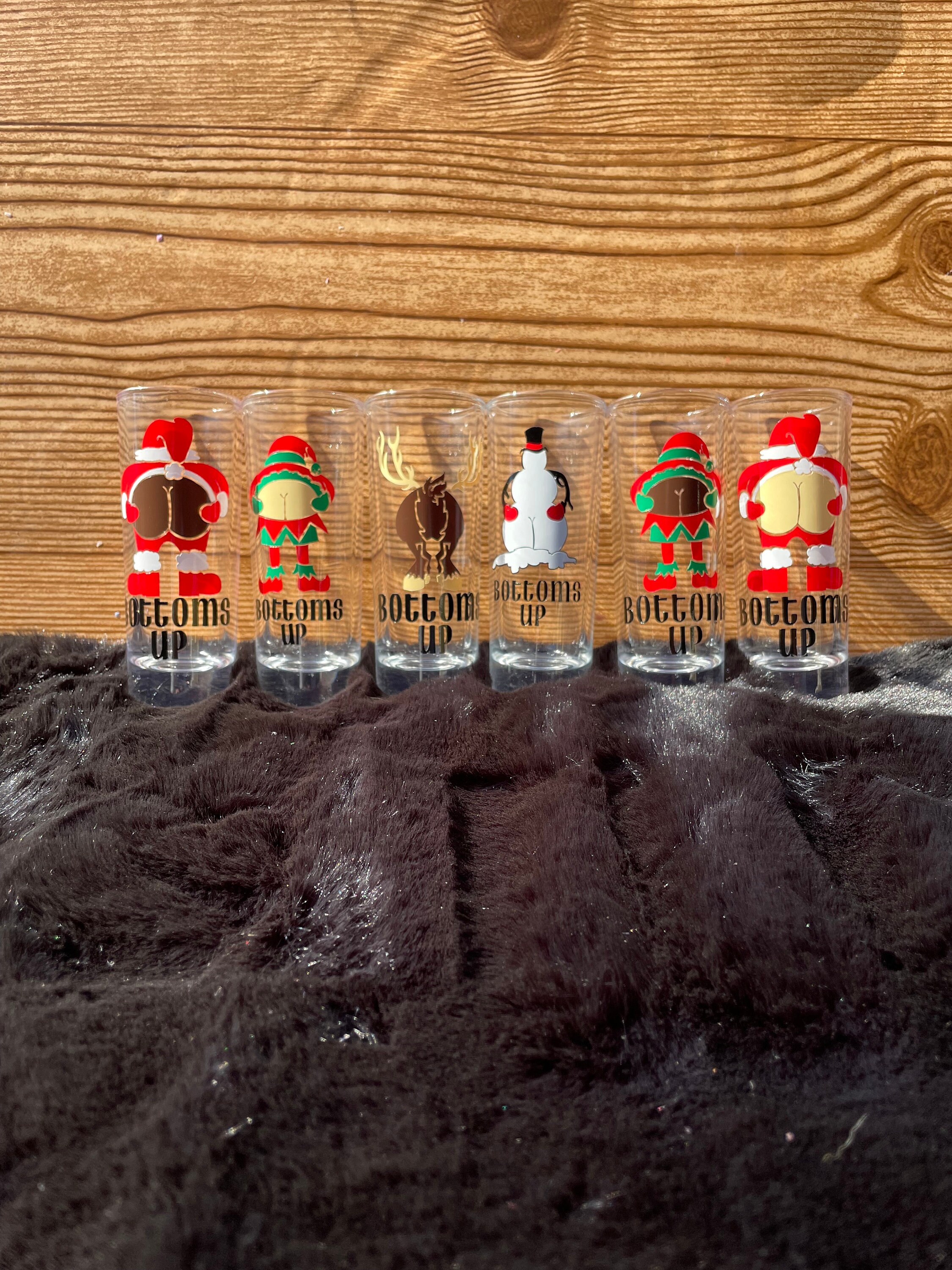 Holiday Shot Glasses! Cute Shot Glasses, Great for Christmas Parties ...