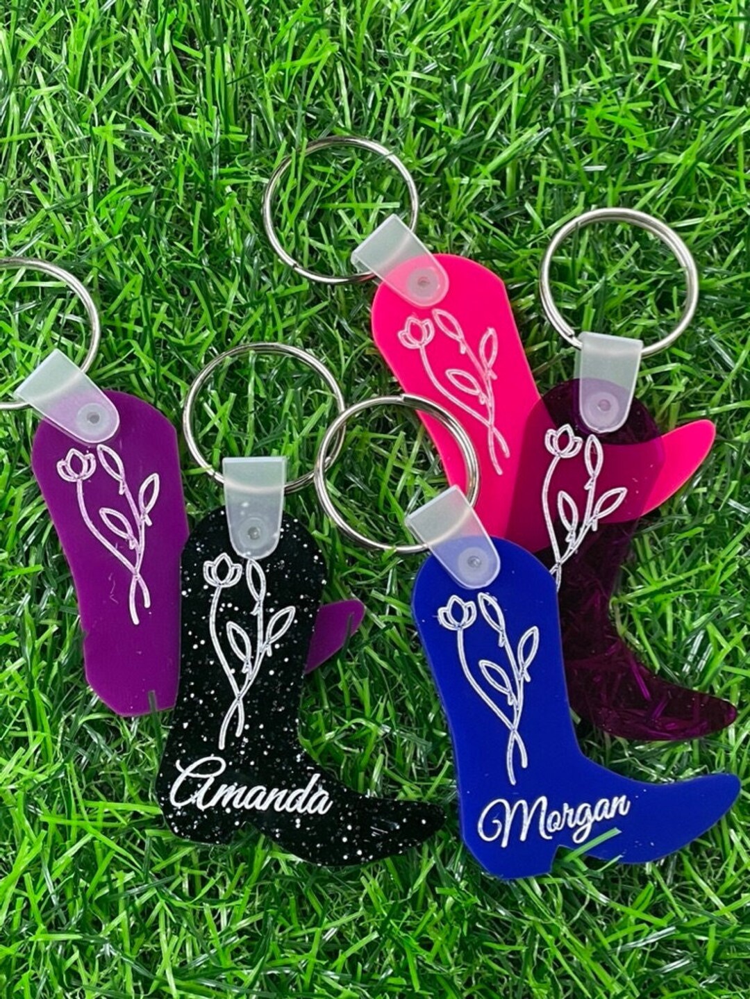 Cowgirl Bachelorette Keychain! Last Rodeo Bachelorette Party Favor ...