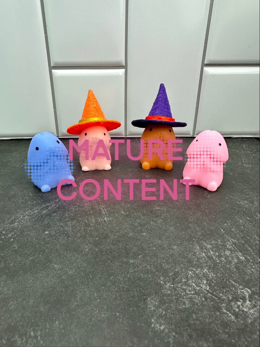 10 Pack Lil Bachelorette Squishy With Witch Hat for Halloween ...