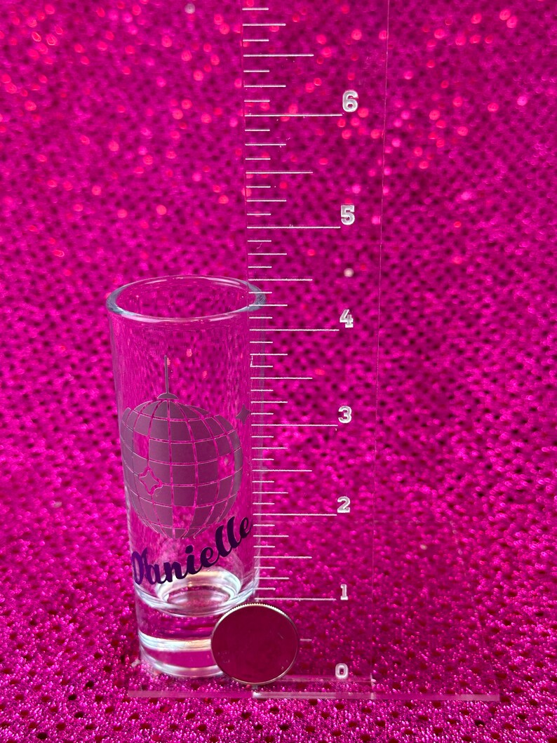 Disco Ball Bachelorette Party Favor Shot Glass - Perfect for Last Disco ...