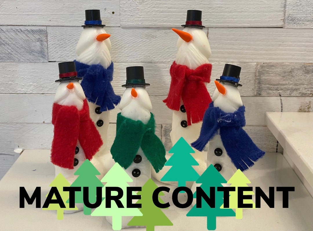 Snowman Naughty Shaped Soaps! Chilly Willy Soap - Holiday Soap - Funny ...