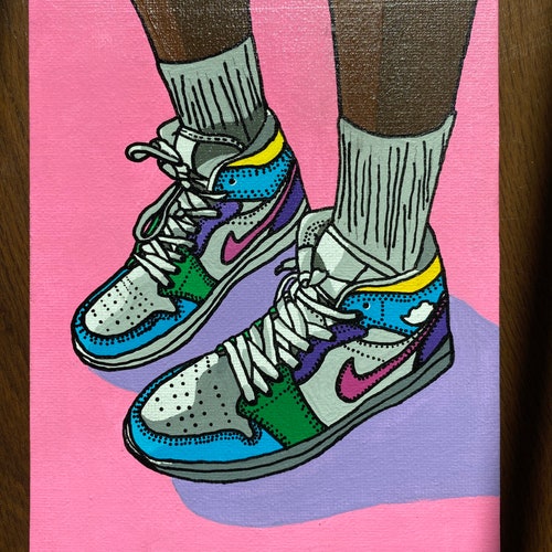 Lisa Simpson Loser 5x7 Acrylic Painting - Etsy