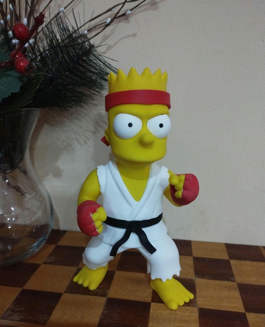 3D Printed Bart Simpson Karate Figure – the Simpsons Collectible Toy ...