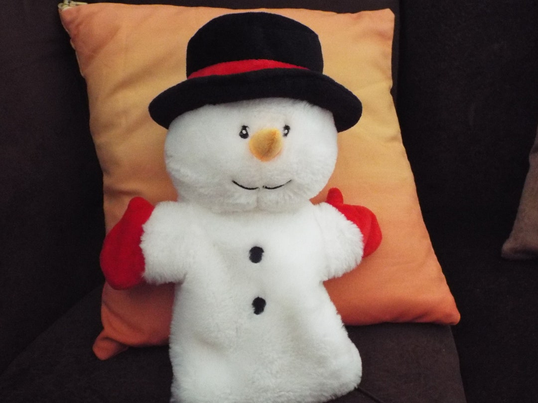 Hand Puppet Doll - Cute Snowman - Etsy