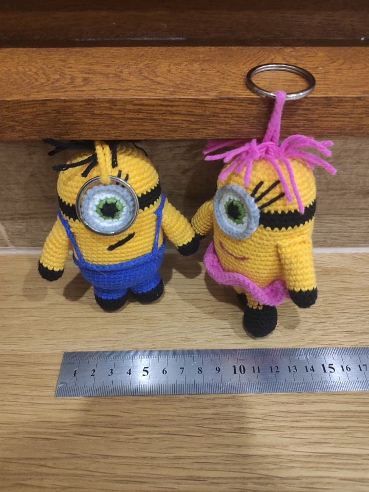 Crochet Minion Amigurumi Doll - Soft Crochet Minions -crochet Toy-kids ...