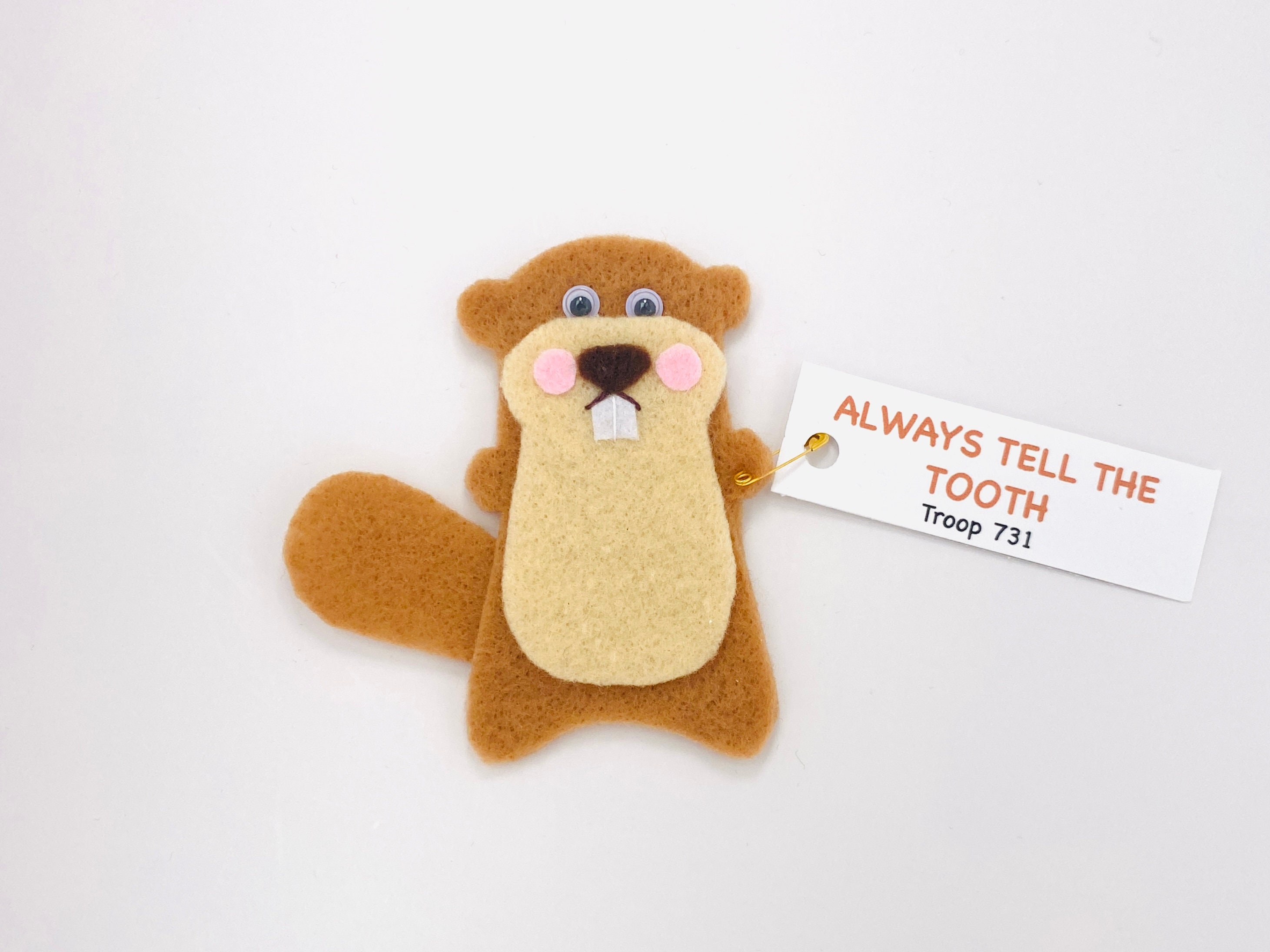 SUPER CUTE BEAVER set of 10 Kids Craft Kit Girl/boy Scout/ Girl Guide ...