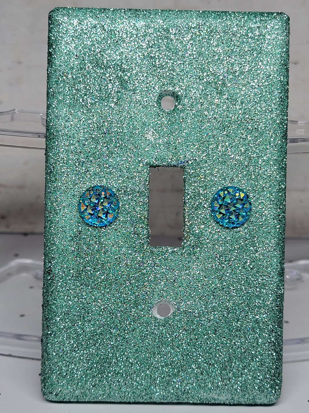 Glitter Light Switch Cover, Single Switch, Light Switch Cover, Sea ...
