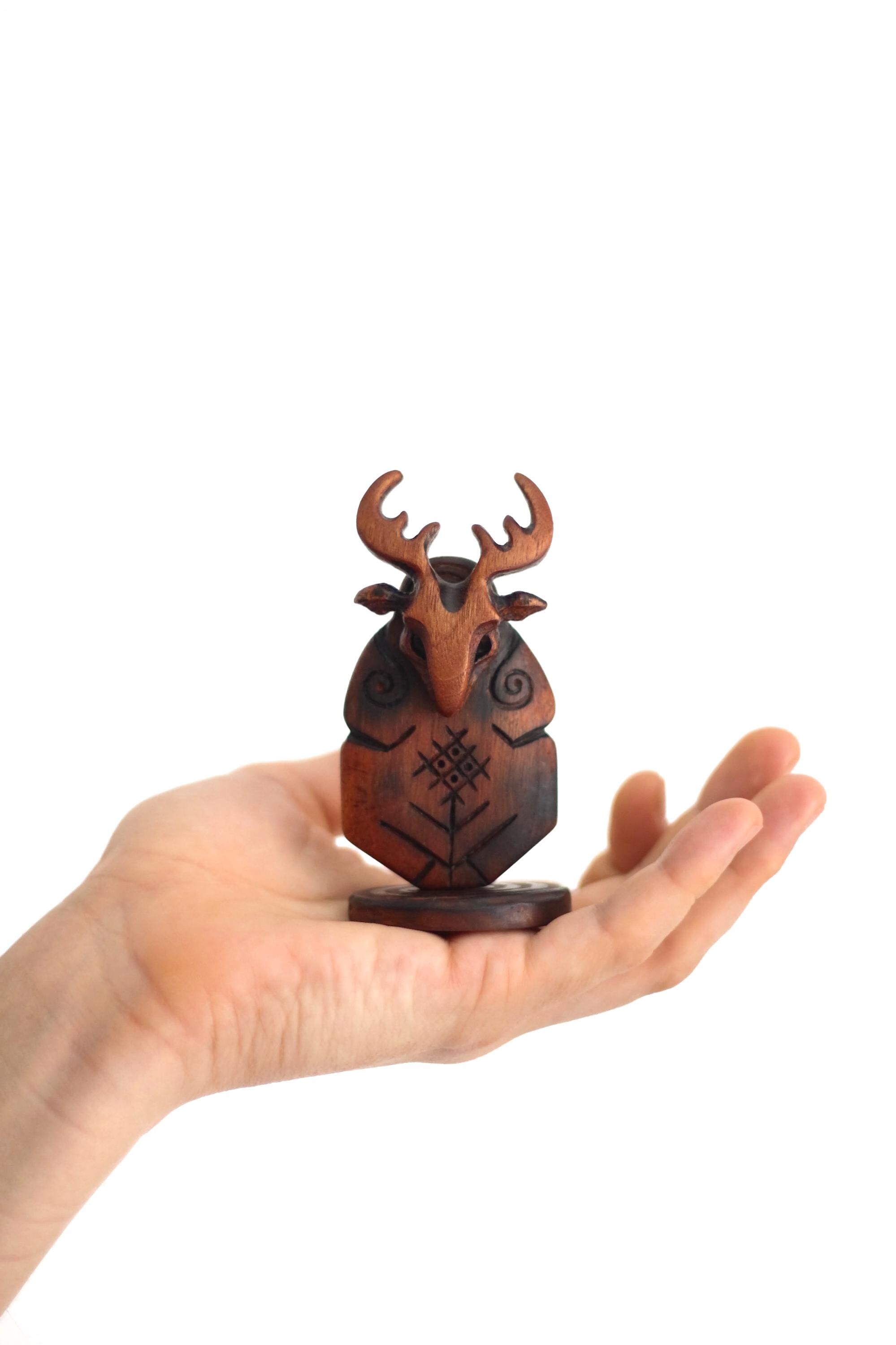 Wooden Cernunnos Gods Figures. Wood Carving Pagan Gods. Fertility ...