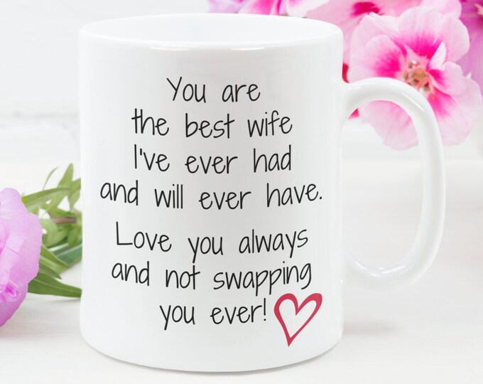 Custom Best Wife Mug Best Husband Gift for Anniversary Gift Couple Mug ...