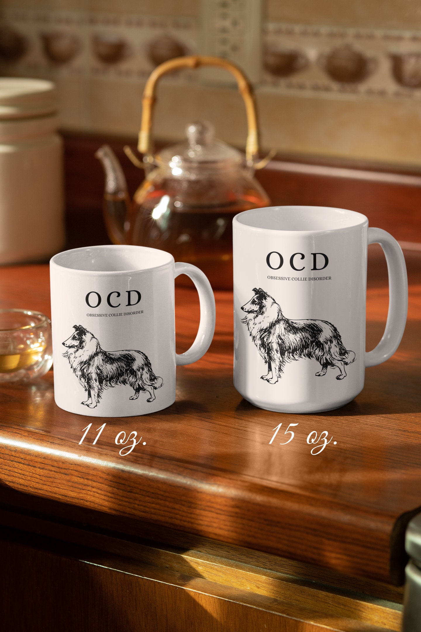 Border Collie Funny Coffee Gift Mug for Dog Lovers - Etsy
