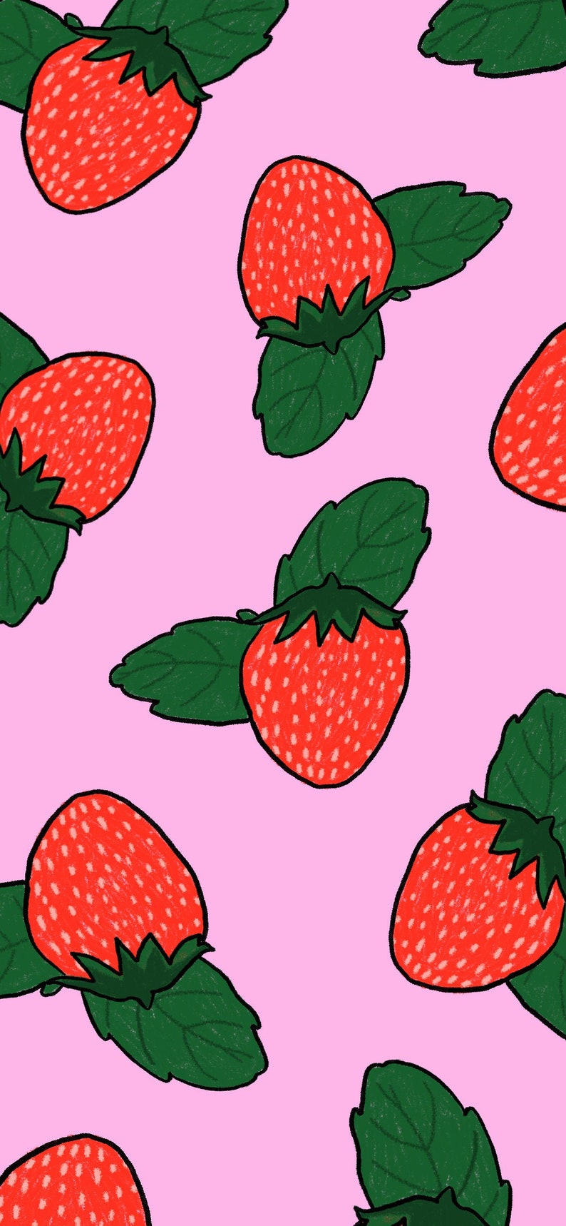 Strawberry Fields Forever Digital Wallpaper - Etsy