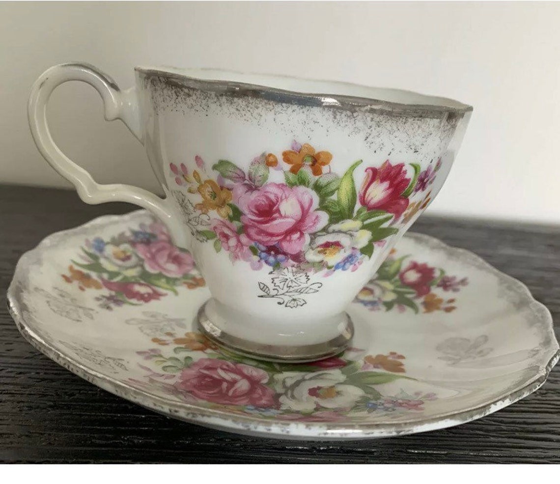 Vintage Marco Teacup and Saucer Set - Etsy