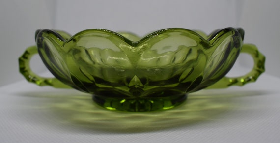 Green Decorative Bowl With Handles - Etsy