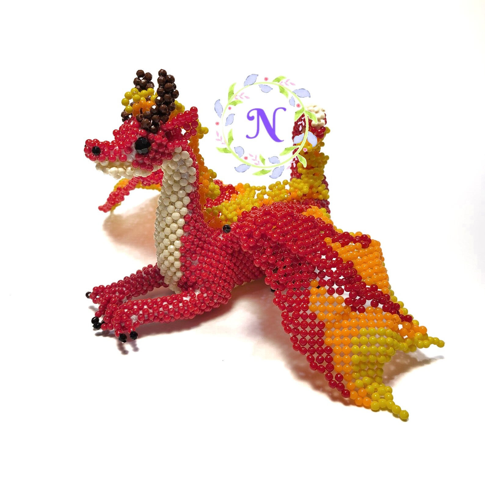 Beaded Dragon Pattern PDF Pattern | Etsy