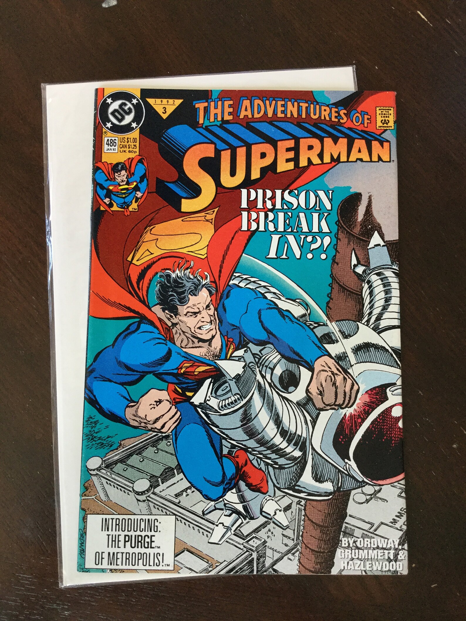 The Adventures of Superman: Prison Break In Comic - Etsy