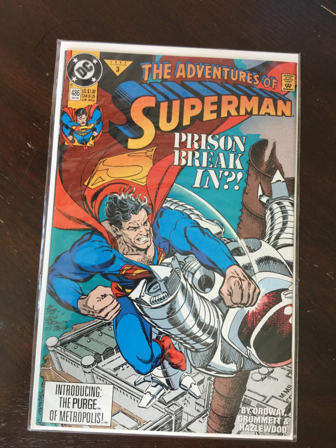 The Adventures of Superman: Prison Break In Comic - Etsy