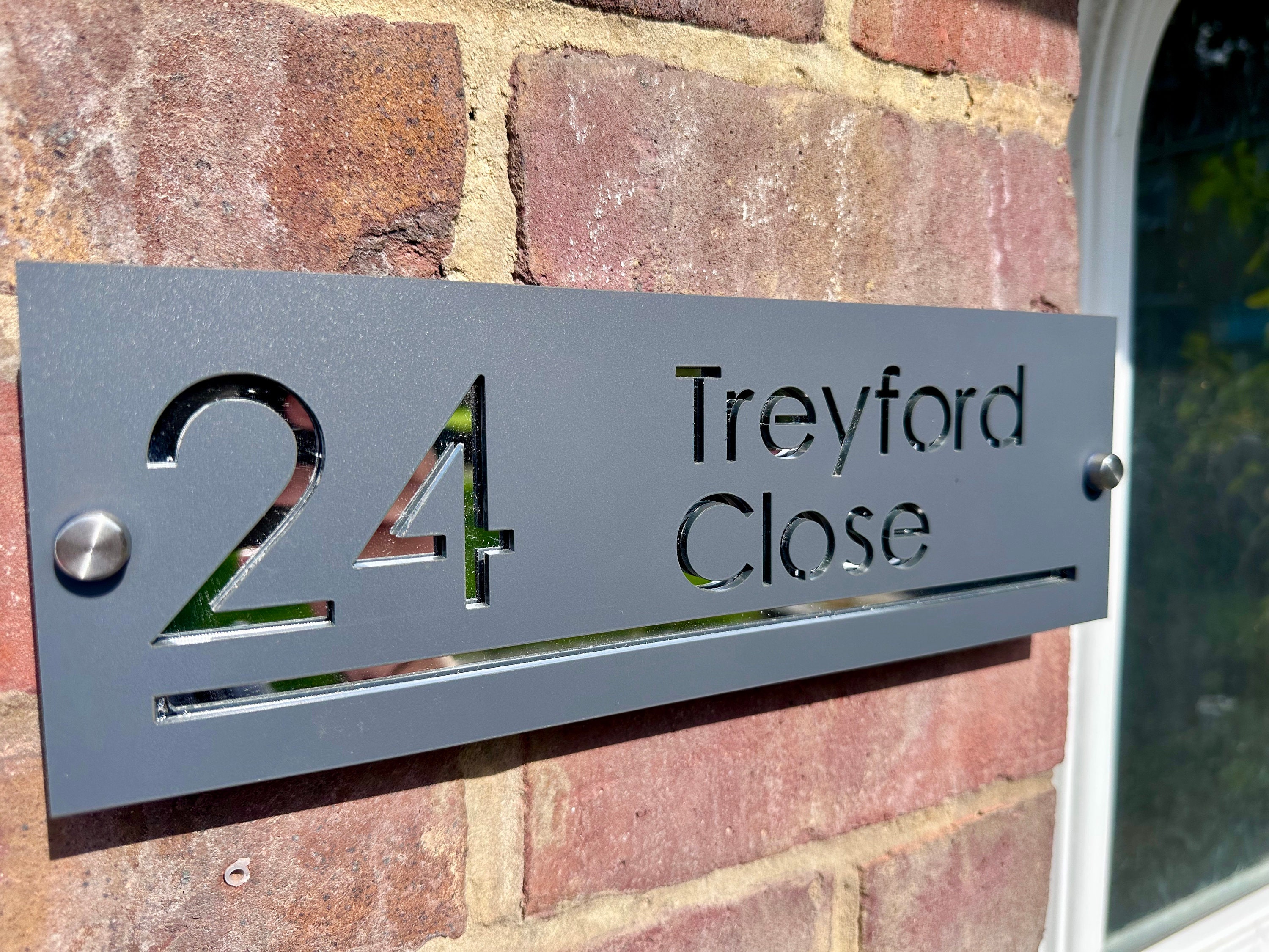 Modern House Sign - Etsy