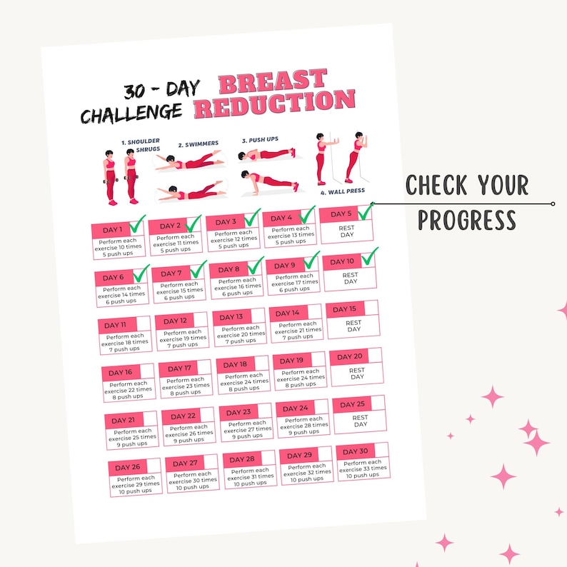 30 Day Breast Reduction Challenge PDF - Tone and Reduce Your Chest in a ...