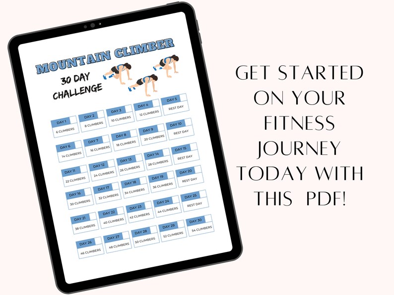 30-day Mountain Climber Challenge: Tone Your Core and Improve Endurance ...