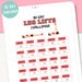 30-day Leg Lifts Challenge: Printable PDF Workout Plan for Toned Legs ...