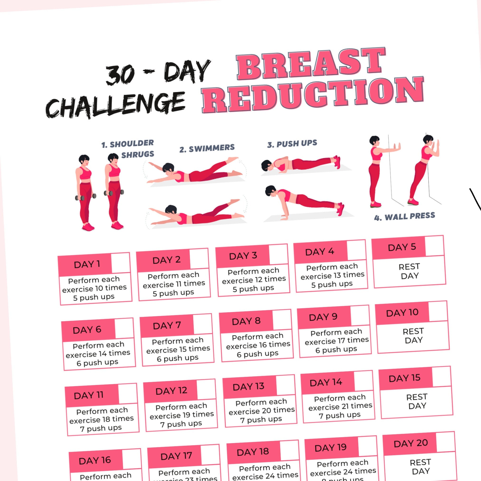 30 Day Chest Workout Challenge