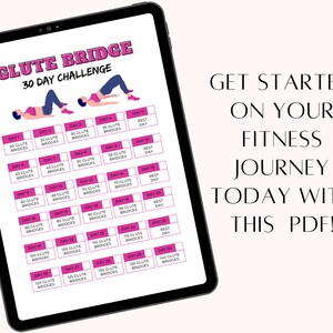 30-day Glute Bridge Exercise Challenge for a Stronger, Lifted Butt Tone ...