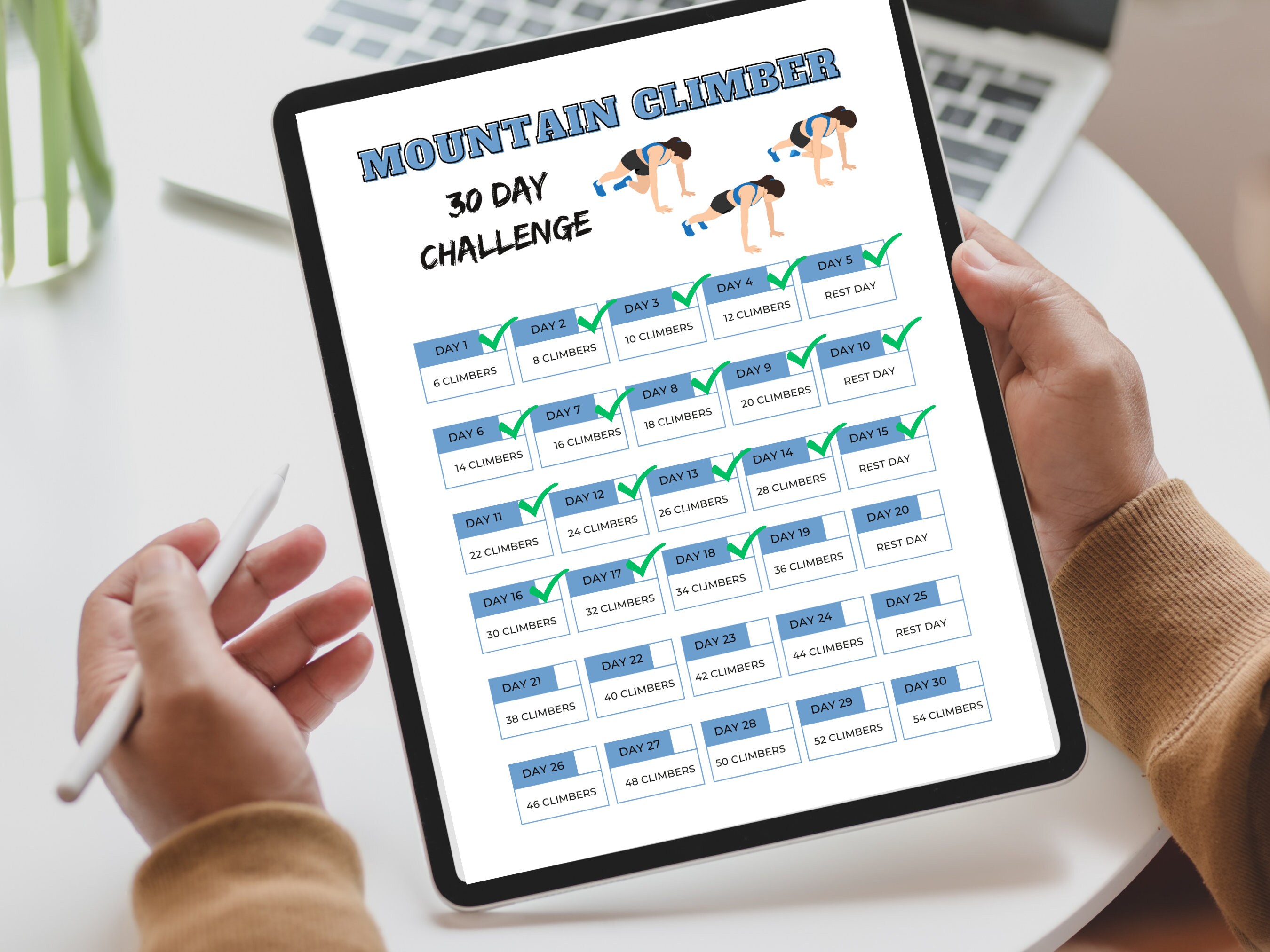 30-day Mountain Climber Challenge: Tone Your Core and Improve Endurance ...