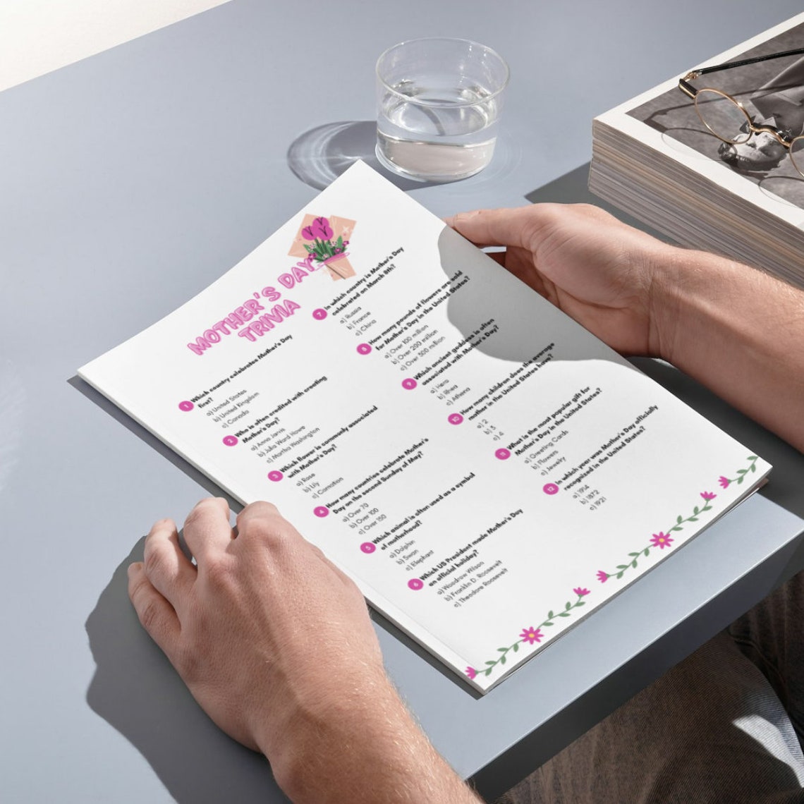 Engaging Mother's Day Trivia Game - 12 Questions | Family Game ...