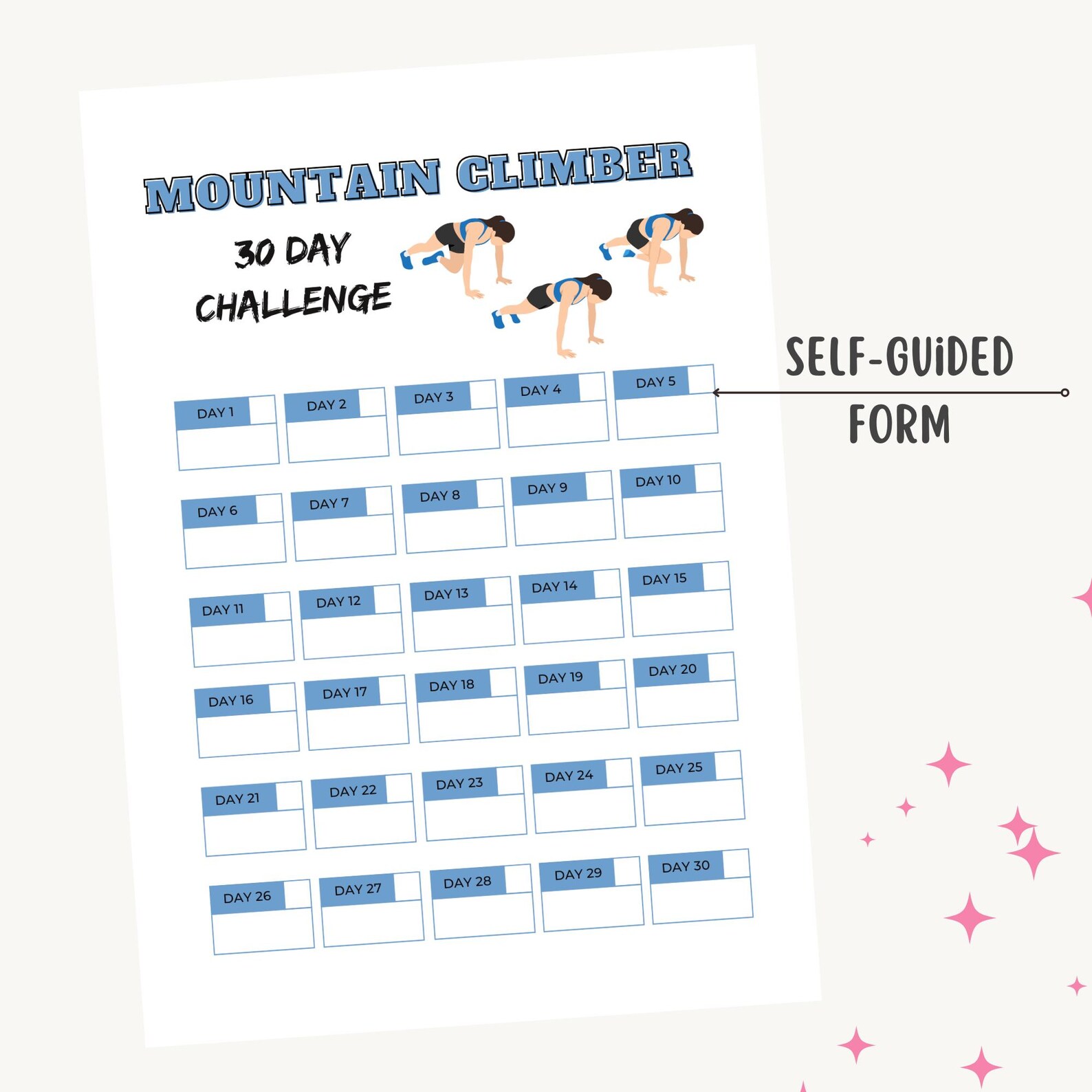 30-day Mountain Climber Challenge: Tone Your Core and Improve Endurance ...