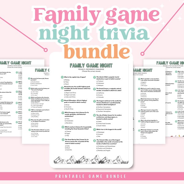 Trivia Night Decor - Etsy