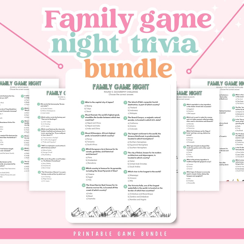 Trivia Night Decor - Etsy