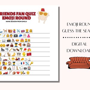 Friends Printable Game Pack - Test Your Knowledge of the Beloved TV ...