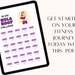30-day Hula Hoop Challenge Printable PDF Workout Plan Transform Your ...