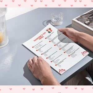Valentine's Day Fun: Printable Trivia Game With Multiple Choice ...